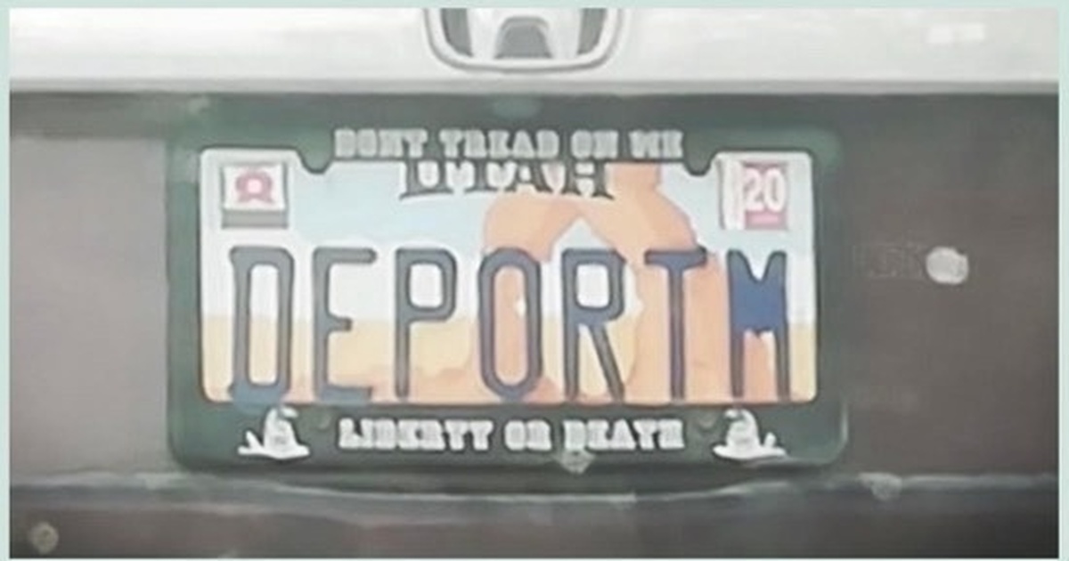 A Teacher Sees An “Offensive” License Plate And Sparks State ...