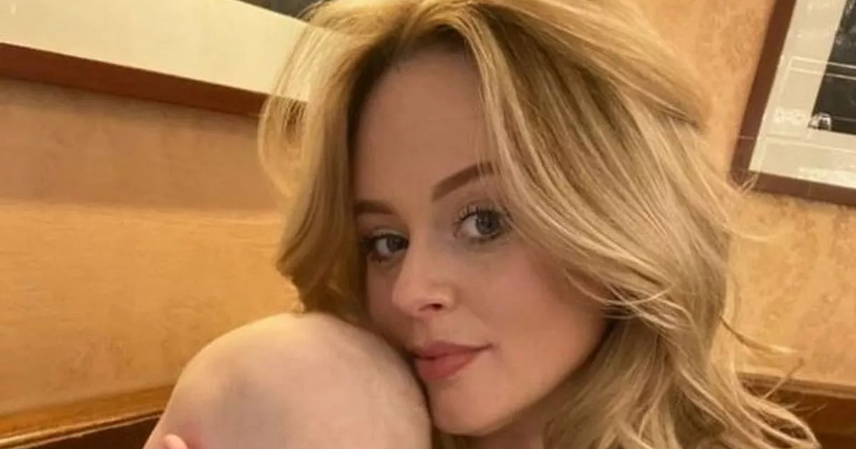 Emily Atack shares rare photo of baby son Barney and shows how much he ...