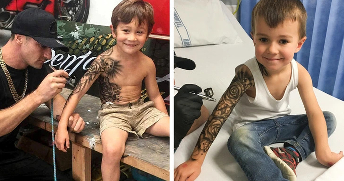 An Artist Started Tattooing Children and Explained Why It Was Important ...