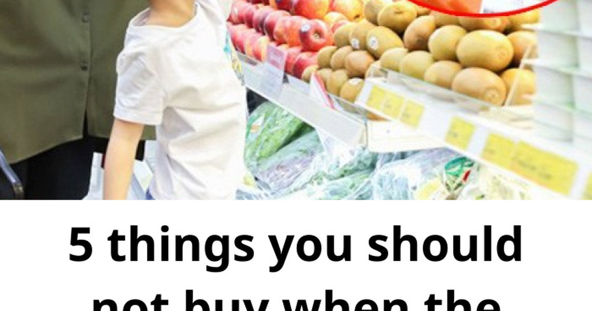 5 things you should not buy when the supermarket has a discount ...