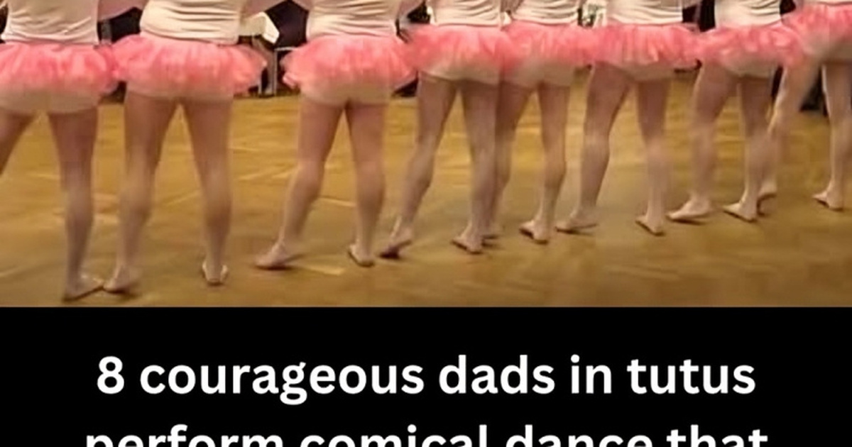 Dads in tutus perform ballet with comical twist - Yohanpost