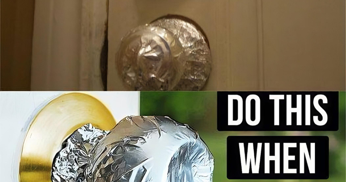The Aluminum Foil Door Handle Hack - Yohanpost