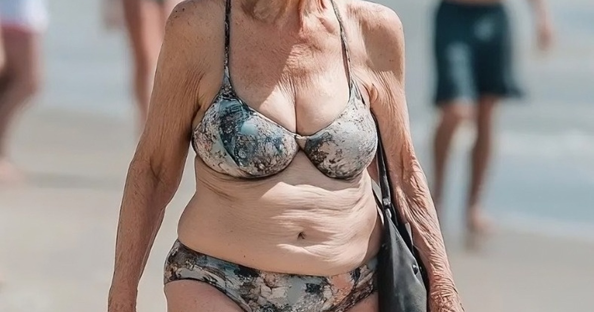 Isn’t she too old to be wearing that? Shouldn’t women at her age choose more modest swimwear ...