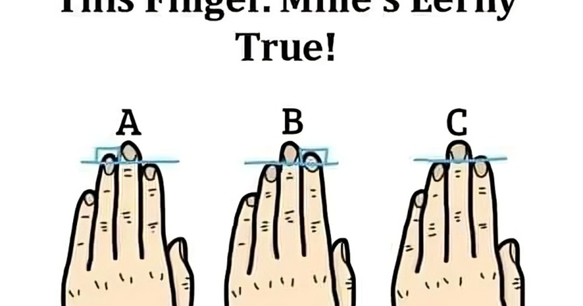Personality Test: Your Finger length reveals these personality traits ...